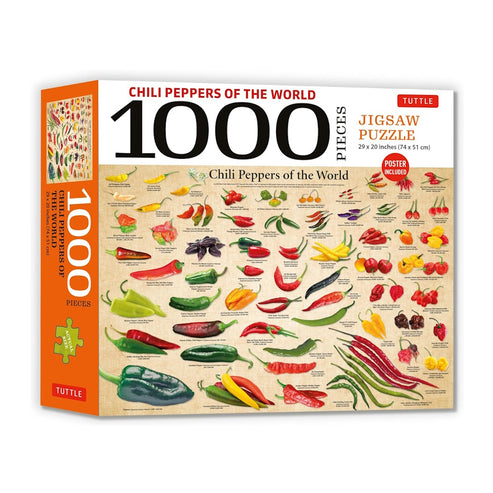 Chili Peppers of the World 1000 Piece Puzzle – The Jigstore