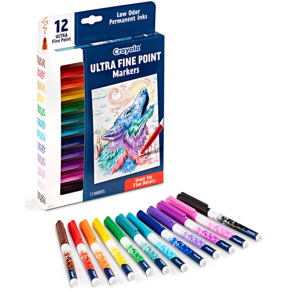 Crayola Ultra Fine Point Markers 12pk – The Jigstore