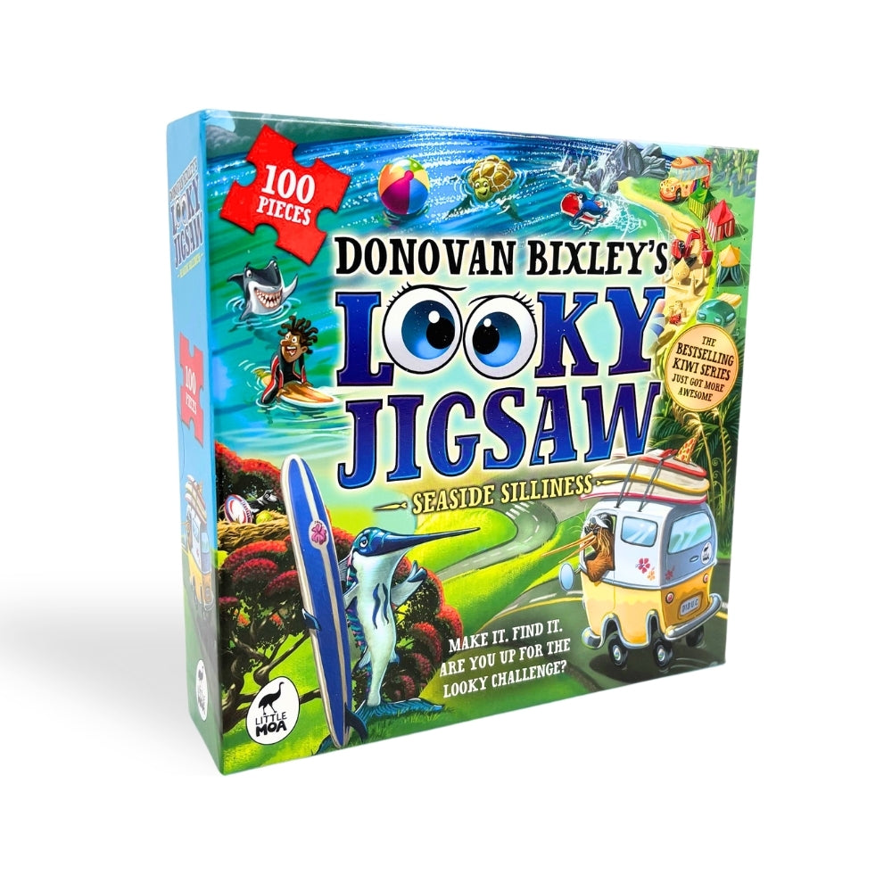 Donovan Bixley's Looky Jigsaw - Seaside Silliness 100 Pieces – The Jigstore