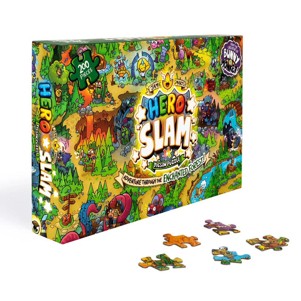 Jamie Smart’s Hero Slam 200 Piece Jigsaw Puzzle – The Jigstore