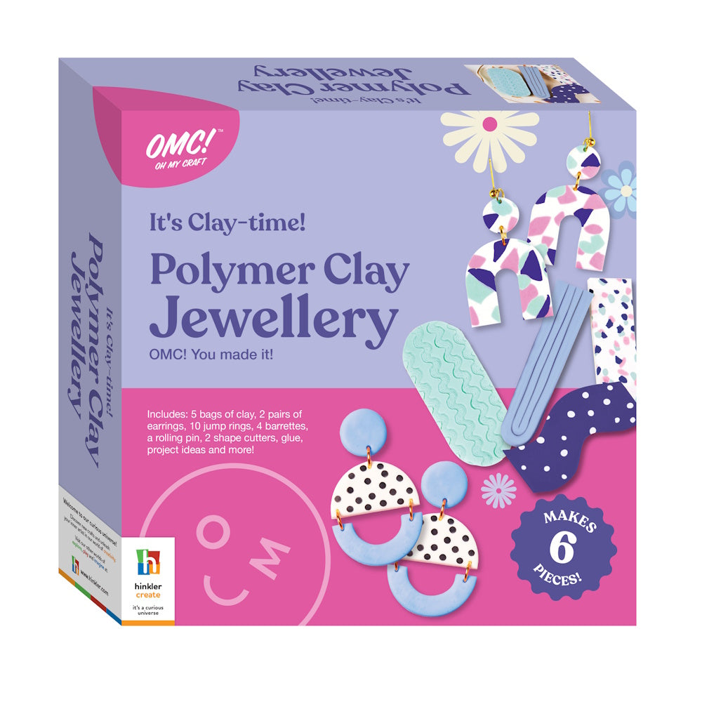 OMC! It's Clay Time! Polymer Clay Jewellery Kit – The Jigstore