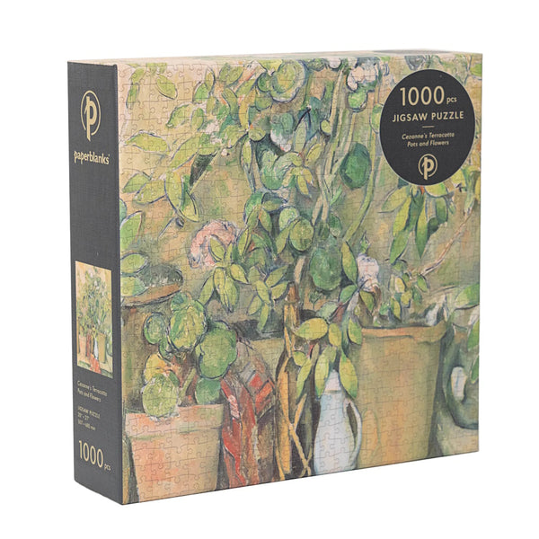 Paperblanks 1000 Piece Puzzle - Cezanne's Terracotta Pots and Flowers ...