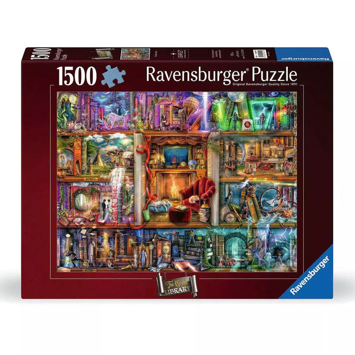 Ravensburger 1500 Piece Puzzle - The Grand Library – The Jigstore