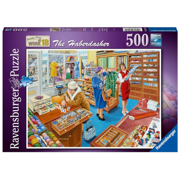 Ravensburger 500 Piece Puzzle - The Haberdasher – The Jigstore