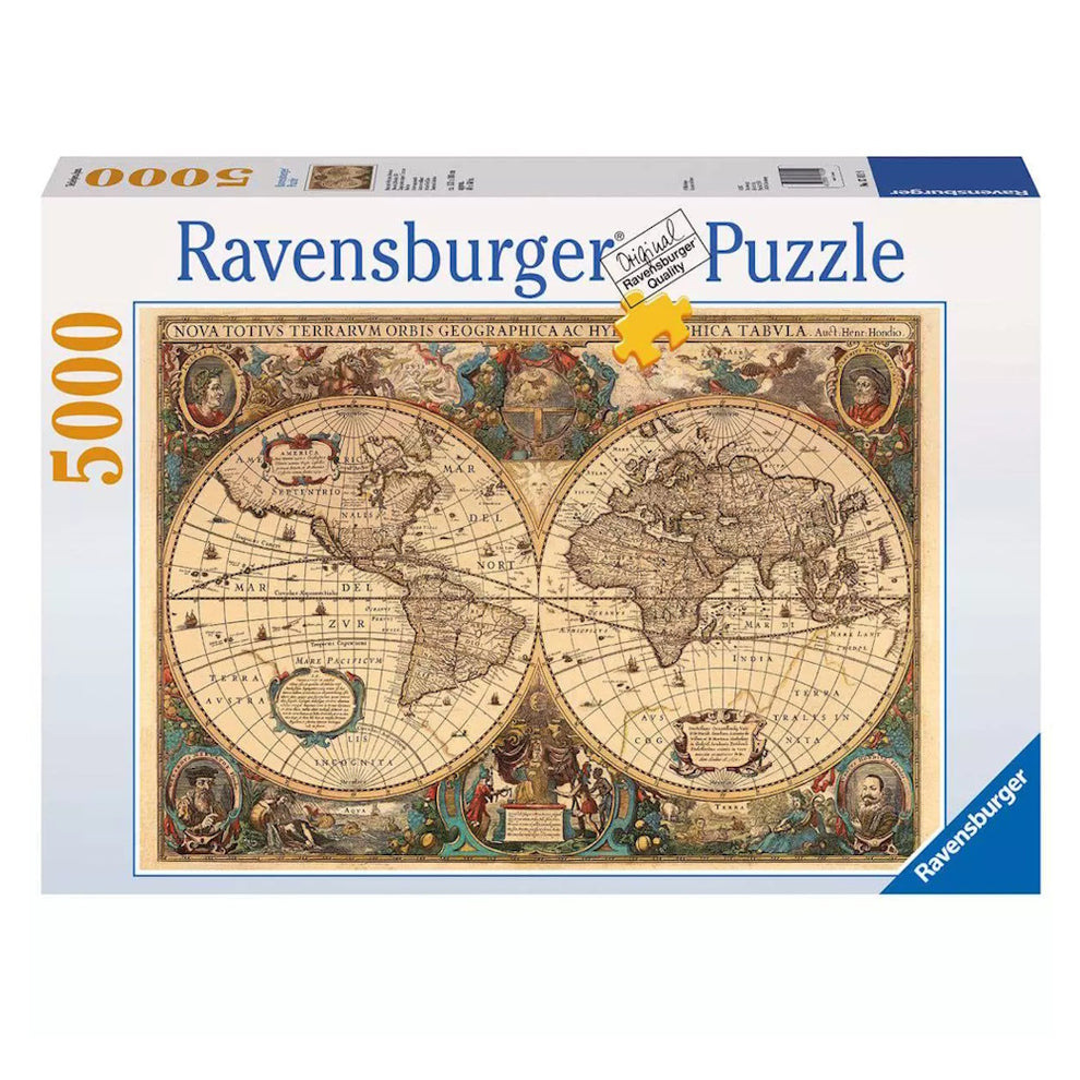 Ravensburger 5000 Piece Puzzle - Antique World Map – The Jigstore