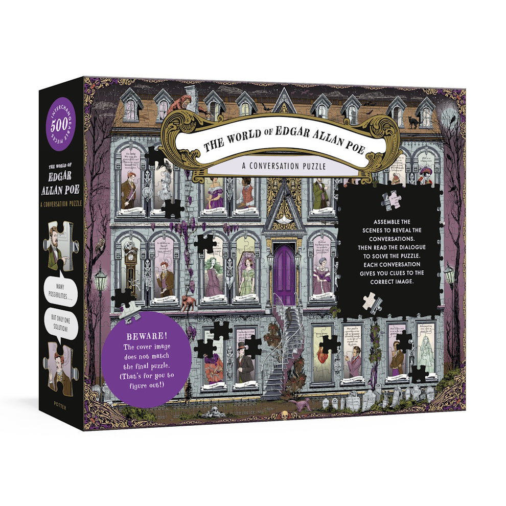 The World of Edgar Allan Poe: A Conversation Puzzle (500 Pieces) – The ...