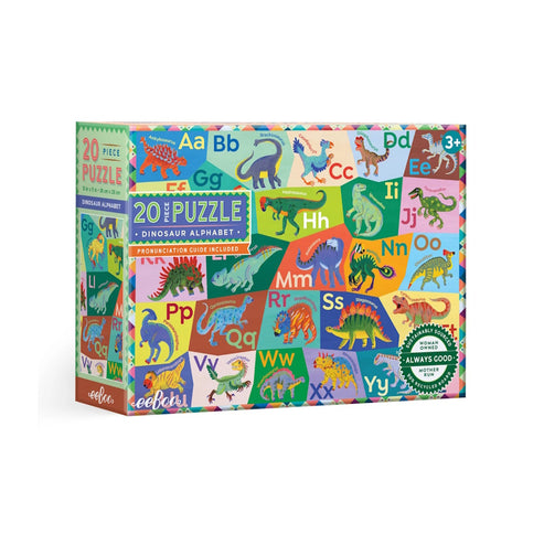 eeBoo Dinosaur Alphabet 20 Piece Puzzle – The Jigstore