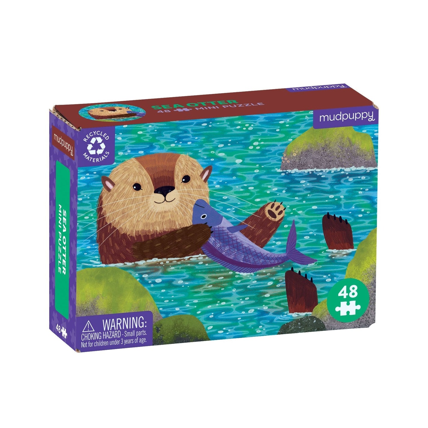 Sea Otter 48 Piece Mini Puzzle – The Jigstore